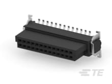 124044-E : ERNI PCB 板端连接器及母端 | TE Connectivity