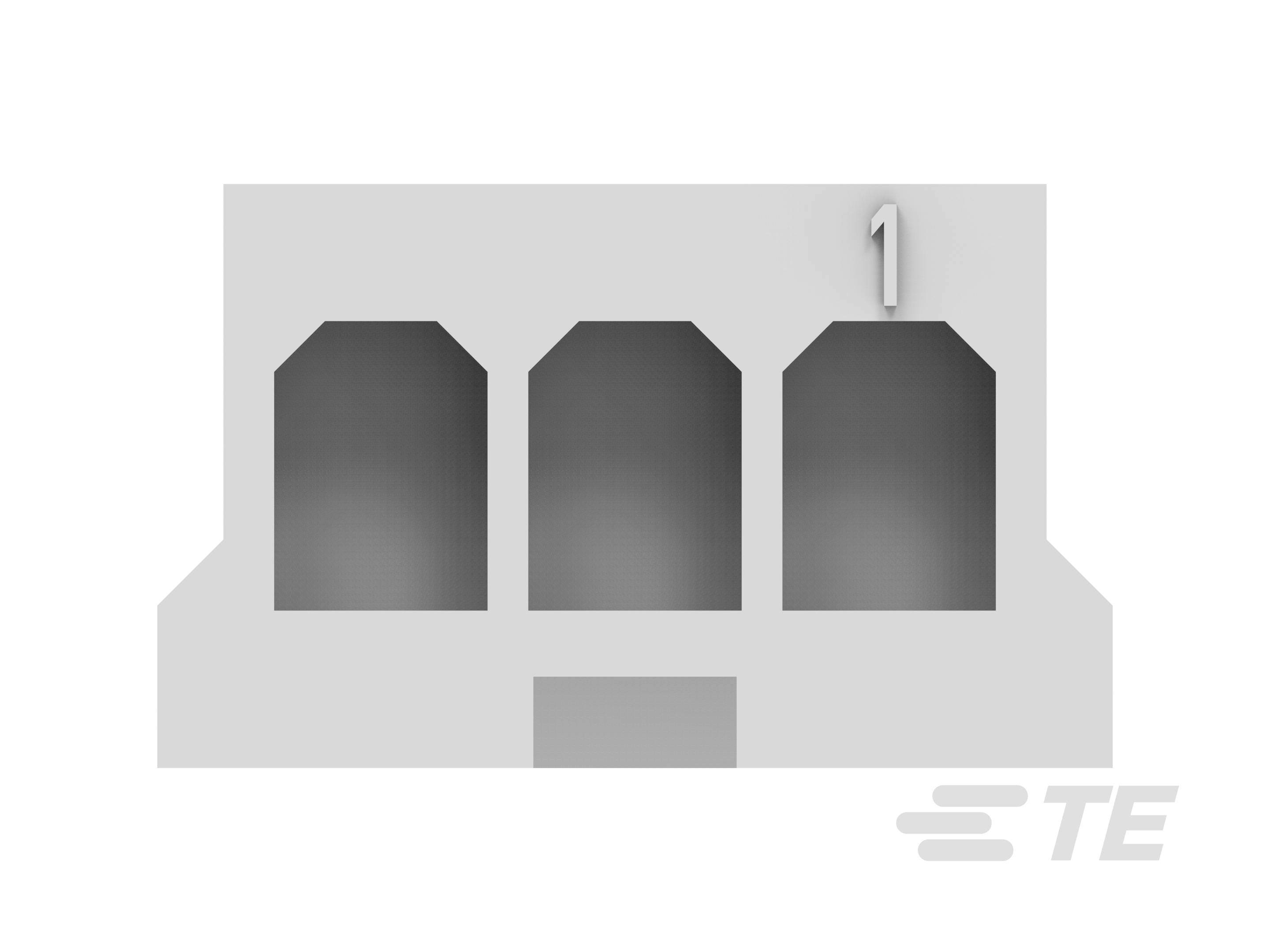 171822-3 : Standard Rectangular Connectors | TE Connectivity