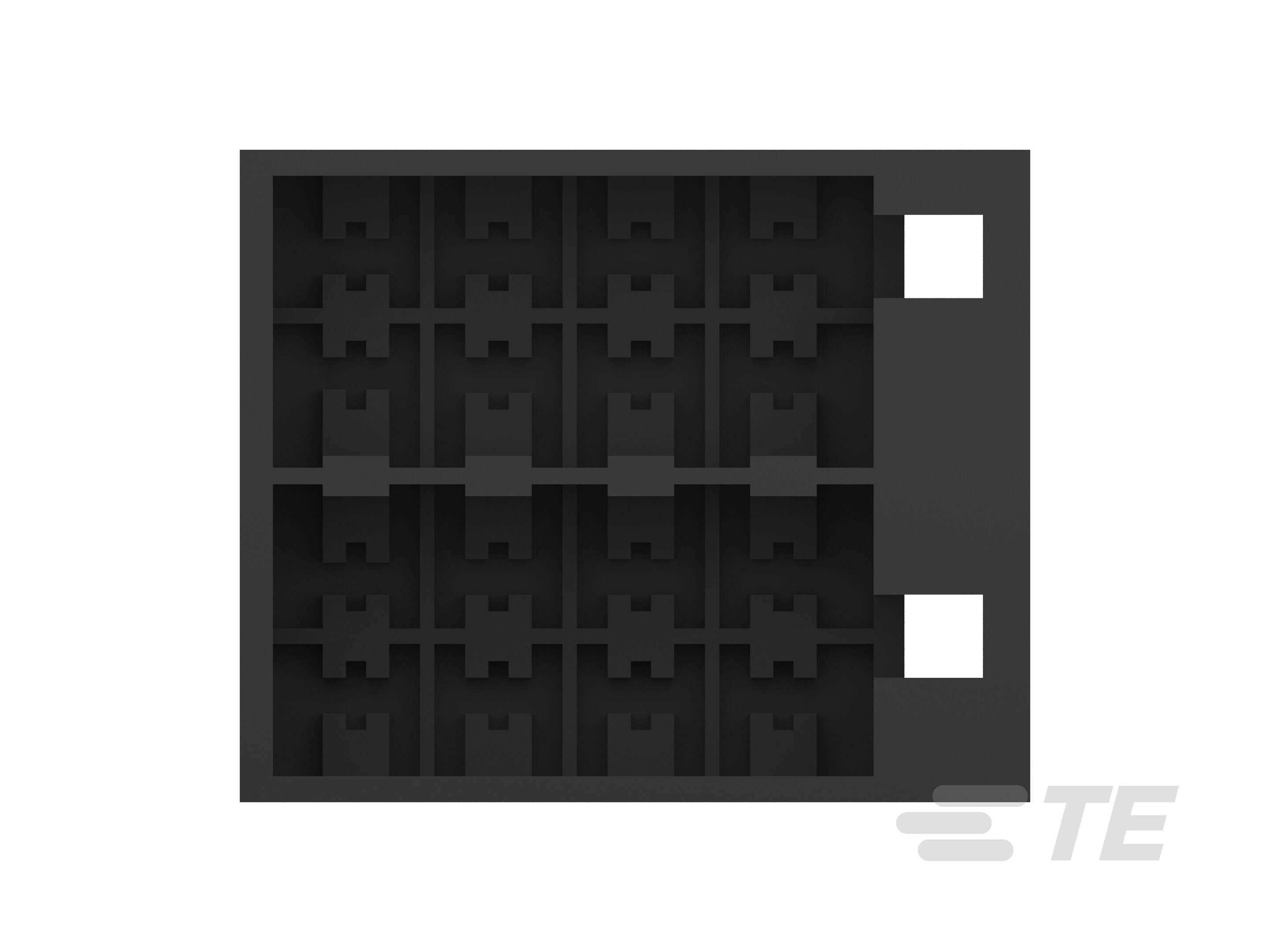 338696-1 : FASTIN-FASTON Crimp Terminal Housings | TE Connectivity