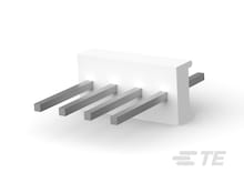 PCB Header: Polyester, Vertical, Unshrouded, No Mating Alignment | TE ...