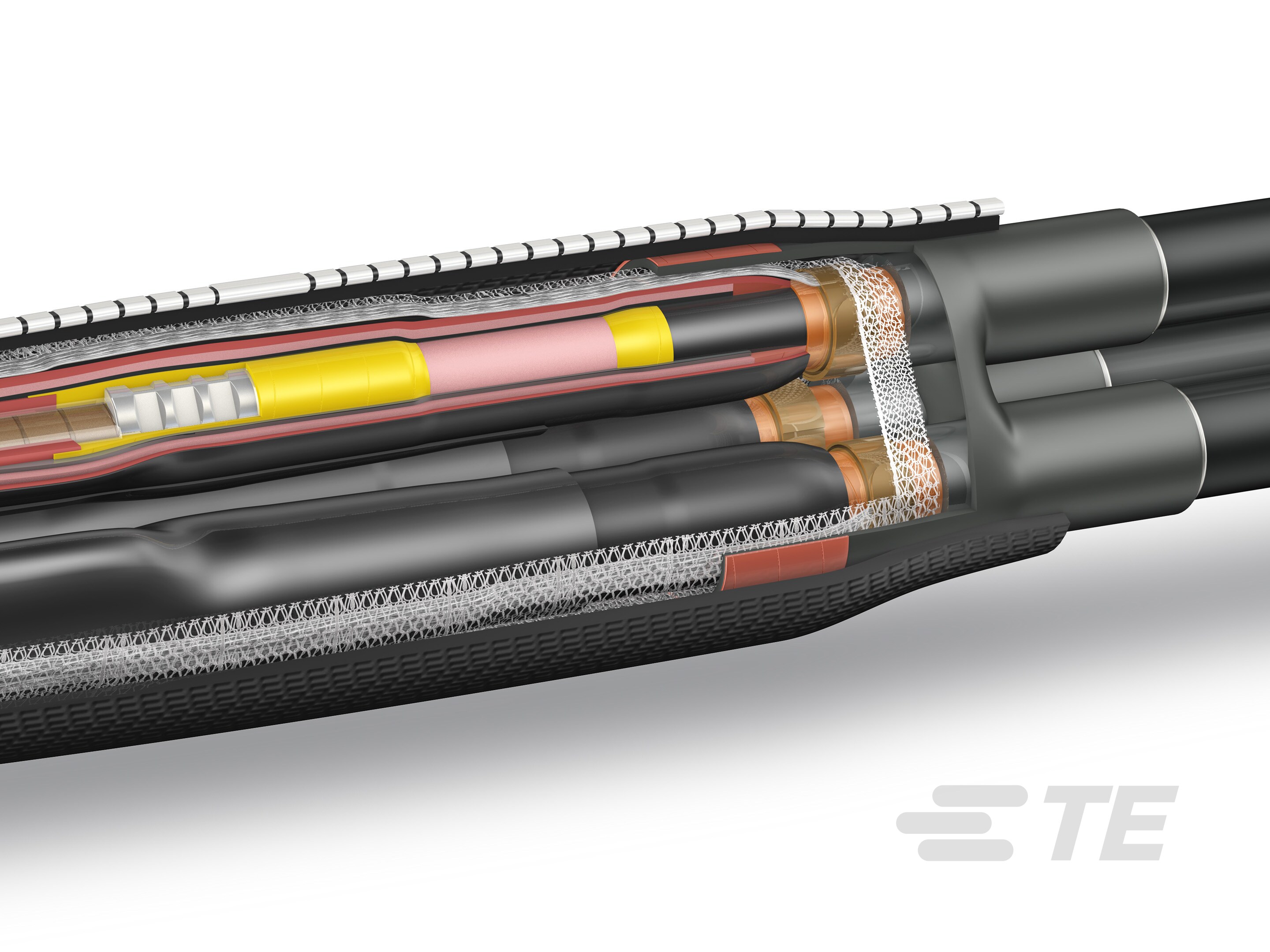 742283-000 : RAYCHEM Heat Shrink Splices: Trifurcating and Transition Kits | TE Connectivity