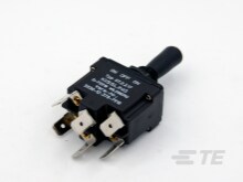 Toggle Switch 2-Pole, Sealed, Lever, Toggle, Plastic Lever | TE ...