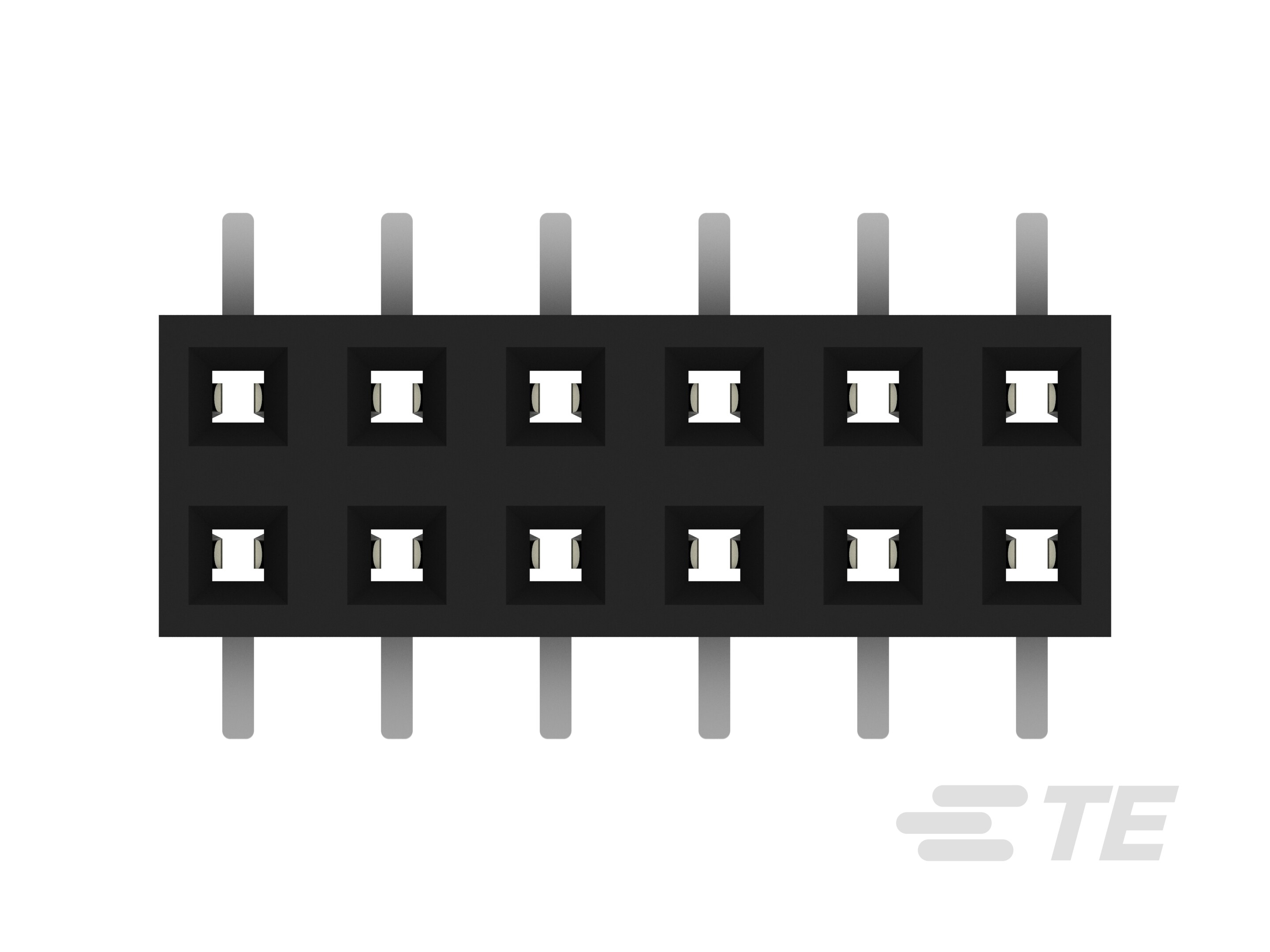 2MM-R-D07-VS-00-F-TRP : AMPMODU PCB Headers & Receptacles | TE Connectivity