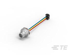 1-2823590-1 : Bulkhead de PCB M12 Rail Conectores circulares estándar | TE Connectivity