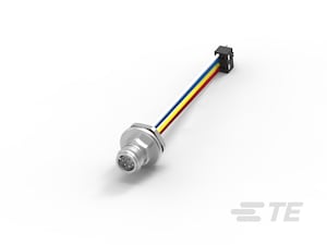 1-2823590-5 : Bulkhead de PCB M12 Rail Conectores circulares estándar | TE Connectivity