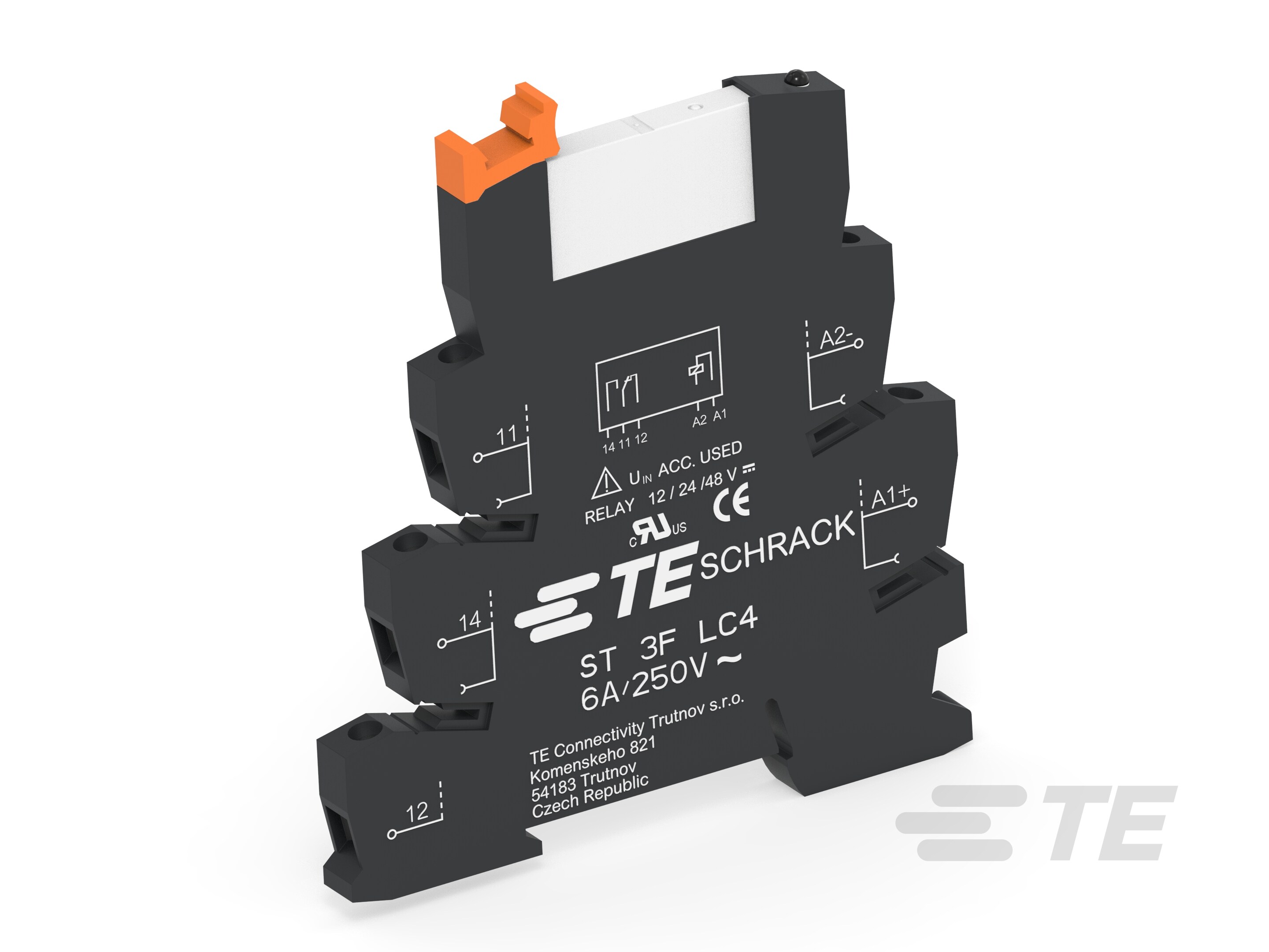 3-1416100-2 : SCHRACK Electromechanical Relays | TE Connectivity
