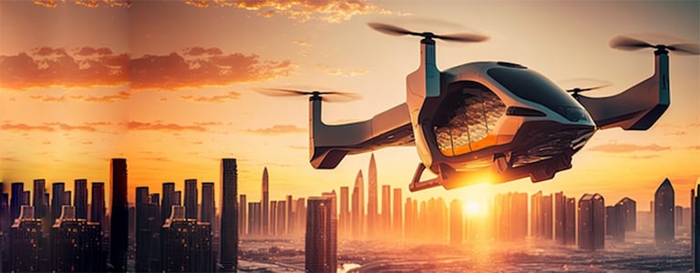 eVTOL and Urban Air Mobility (UAM) Applications | TE Connectivity