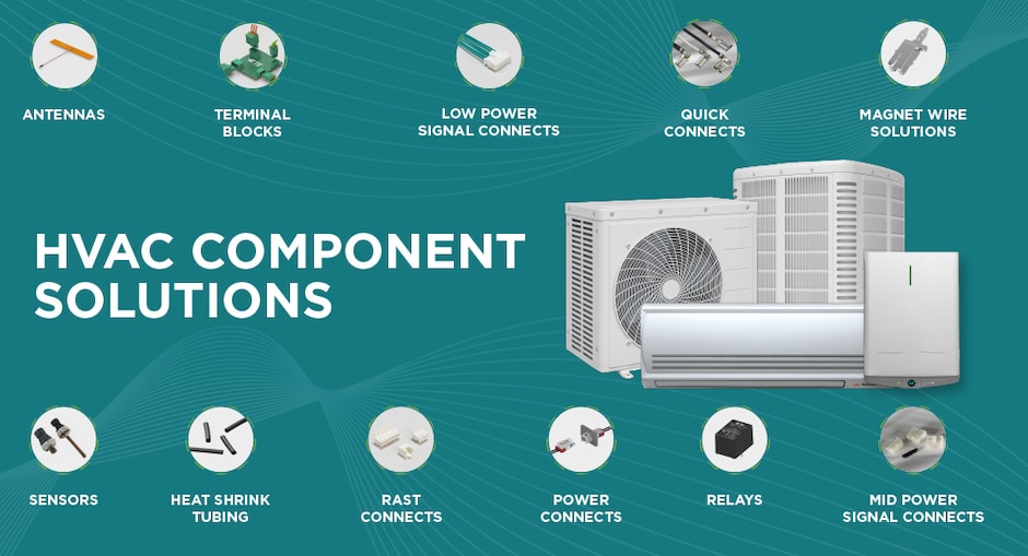 HVAC Components for Heat Pumps and Smart Air Conditioners | TE Connectivity