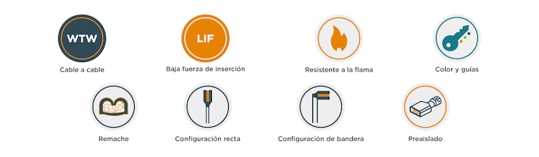 Terminales FASTON Ultra-Pod preaislados | TE Connectivity