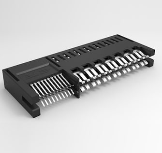 TE Connectivity has developed a new high density (HD) card edge ...