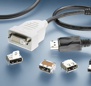 DisplayPort Connectors | TE Connectivity