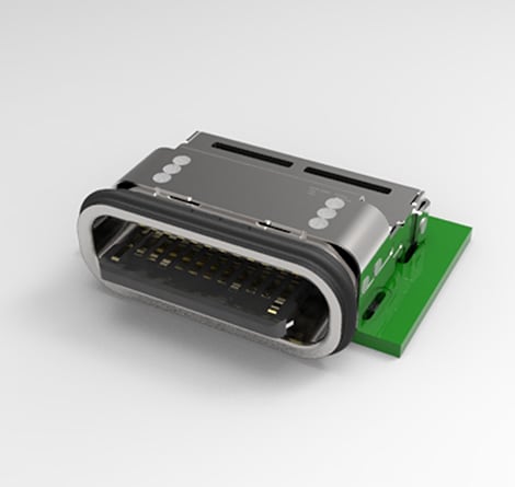 USB Type-C型 (USB4 Gen 3) 连接器的 | TE Connectivity