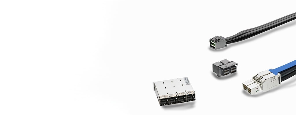 Mini-SAS HD Connectors & Cable Assemblies | TE Connectivity