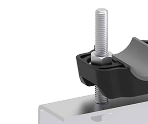 Cable Cleats made from V0 Flame-Retardant Polymer | TE Connectivity