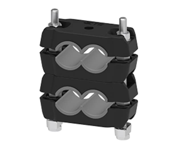 Cable Cleats made from V0 Flame-Retardant Polymer | TE Connectivity