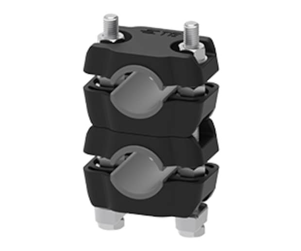 Cable Cleats made from V0 Flame-Retardant Polymer | TE Connectivity