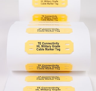 Printable Tags for Cable Marking | TE Connectivity