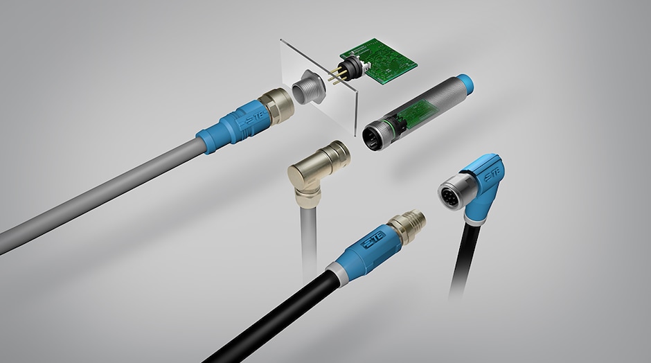 M8 and M12 Connector Systems | TE Connectivity