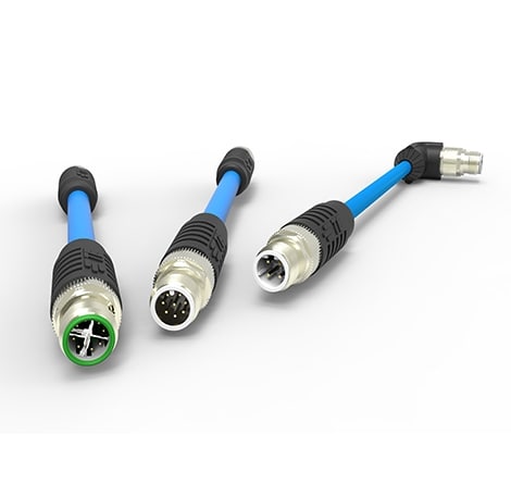 m12 rail cable assemblies | TE Connectivity