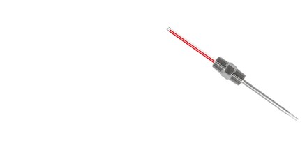 Point Sensing RTD Probe with Twin Thread 502M | TE Connectivity